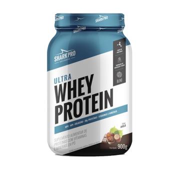 Ultra Whey Protein Shark Pro Chocolate com Avelã 900g - Kit de ...
