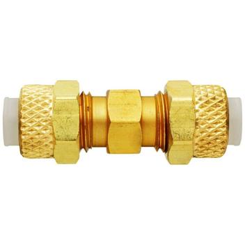 União Reta com Luva de Nylon Polifloor 1/ 4” NPT x Embalagem com 5 Unidades Wurth 050114 008 Kit ...