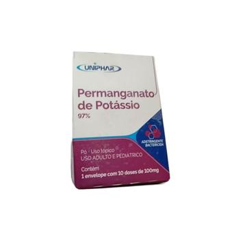 Uniphar Permanganato Potássio 10x100mg - Suplemento Potássio - Magazine ...