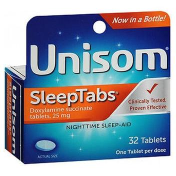 Unisom Night Time Sleep Aid 32 guias da Unisom (pacote com 6 ...