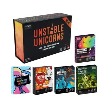 Unstable Unicorns Classic Board Games, Inglês Family Party Expansion ...