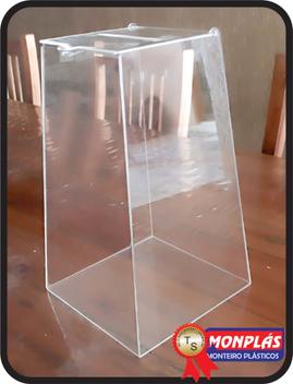 Urna em Acrílico Cristal - Kit com 15 urnas - Monplás - Urna para ...