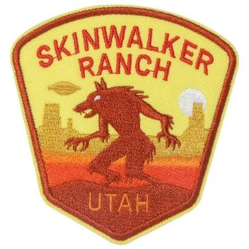 Utah Skinwalker Ranch Patch Bordado Lobisomem UFO Emblema Ferro Para ...