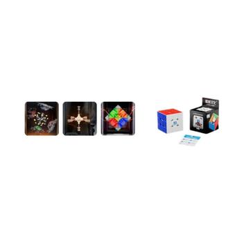 UV Magnético MOYU Meilong 3M V2 3X3 Speedcube Cubo Mágico Profissional ...
