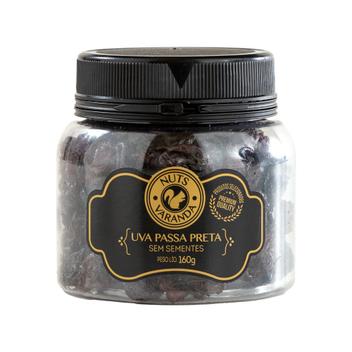 Uva passa preta sem sementes VARANDA 160g - Frutas Secas ...
