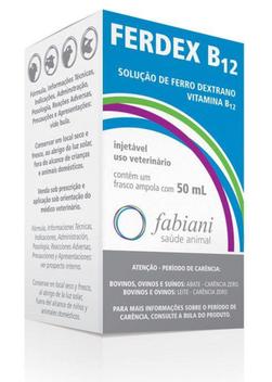 V Ferdex B12 50ml Contra Anemia - Fabiani - Vitaminas e Suplementos ...
