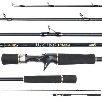 Vara Para Carretilha Lumis Jigging Pro Cast 6"3" (1,90m) 20-40lbs ...