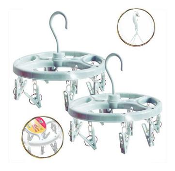 Varal Calcinha Cueca Meias Peça Intima Portátil 16clips Kit2 - Rayco ...