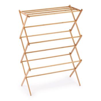 Varal Vertical Moderno de 3 Andares em Bambu Original Simplo - Varal ...