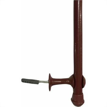 Varao Cortina Cadiz Simples 1,5M Mogno Com Suporte 10004 - Suporte para ...