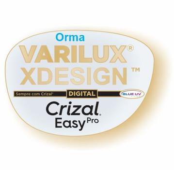 Varilux X Design Orma Blue Uv Crizal Easy Pro - Essilor / Varilux ...