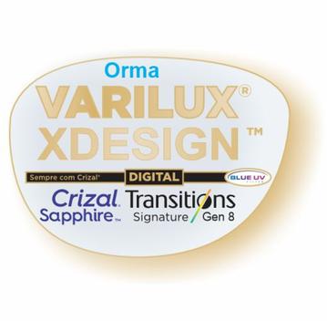 Varilux X Design Orma Transitions Blue Uv Crizal Sapphire Hr - Essilor ...