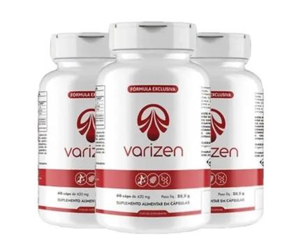 Varizen (3 Potes) 180 Caps - 100% Original - Produtos para Energia ...