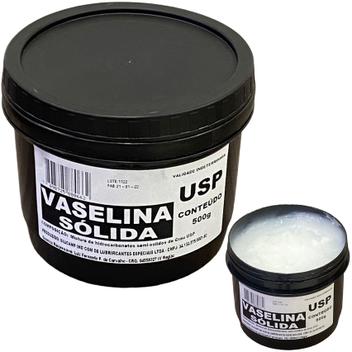 Vaselina Solida Farmacêutica Usp Pura Sem Cheiro Branca 500g - SILICAMP ...