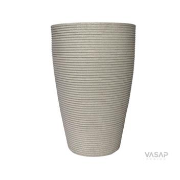 Vaso cone riscato 55 branco marmore vasap - Vasos para Plantas ...