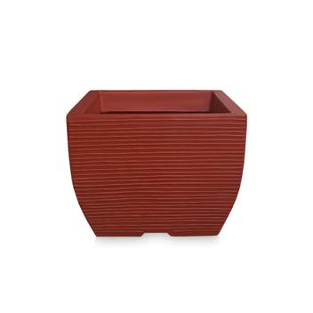 Vaso D Planta Quadrado Decorativo Polietileno 30X40 Cerâmica - Foster ...
