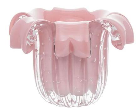 Vaso De Decoração Em Murano- Nilo Rosa Candy - Cristais Tavares - Vasos ...