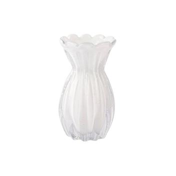 Vaso De Vidro Tipo Murano Branco Leitoso Veneza 11,5X11,5X20 - Mek ...