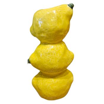 Vaso Decorativo Cerâmica Forma De Fruta Limão siciliano - Tuut ...