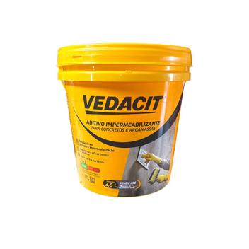 Vedacit Aditivo ImpermeabilizanteConcreto Argamassa 3,6l ...