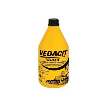Vedalit 3,6l Galão Reboco Aditivo Plastificante Vedacit - Aditivo ...