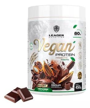 Vegan protein chocolate 450g leader - Massa Muscular - Magazine Luiza