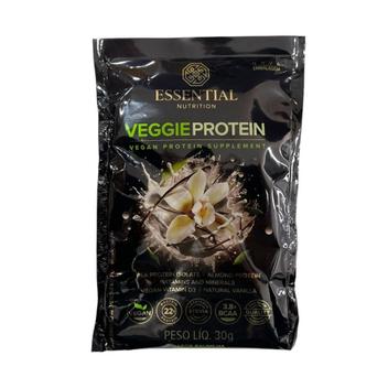 Veggie Protein Sachê (30g) - Sabor: Baunilha - Essential Nutrition ...