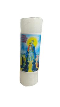 Vela 7 Dias 260G Nossa Senhora Do Bom Parto Kit Com 10 - Santa Chama ...