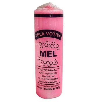 Vela 7 Dias De Mel Rosa Nova Luz - Estrela Magia - Vela de 7 Dias ...