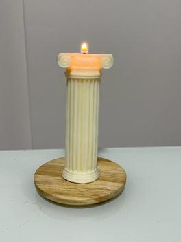 Vela Aromática Torre Grega Perfumada Vegetal 40g - Likare Home & Beauty ...