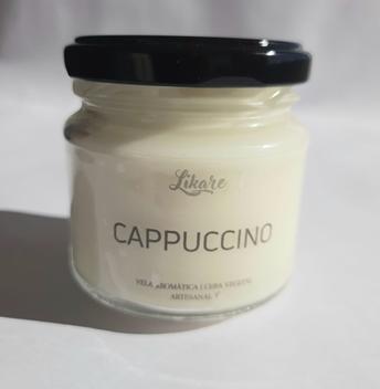 Vela Aromática Vegetal Perfumada Cappuccino 140g Pote Likare - Likare ...