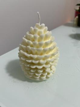 Vela Aromática Vegetal Pinha Pequena Perfumado 60g - Likare Home ...