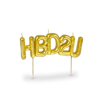 Velas de Festa Fred Fancy That HBD2U - 7,62 cm - Velas Religiosas ...