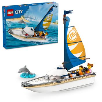 Veleiro de brinquedo LEGO City 60438 para crianças de 5 anos ou mais ...