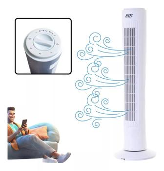 Ventilador Circulador De Ar Coluna Torre Vertical Silencioso - FIX ...