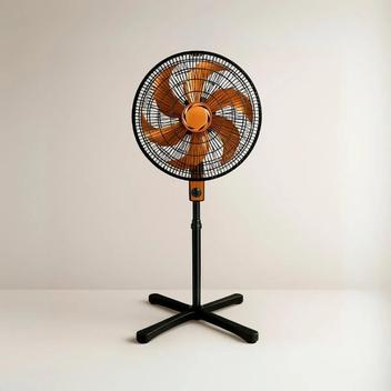 Ventilador De Chão Coluna Pé Turbo Silencioso Preto 40cm 40 Cm Preto ...