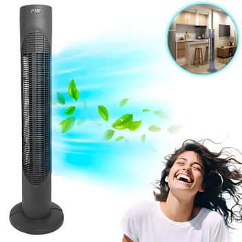 Ventilador De Chão Fix Torre de Ar Resfriador 3 Níveis Velocidade Baixo ...