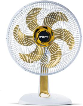Ventilador De Mesa Mallory Ts40+ Branco/Dourado 220V - Peças e ...