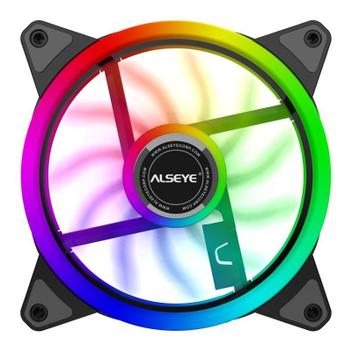Ventoinha Alseye CR120, Rainbow, 120mm, Preto, CR120-BLACK - Peças para ...