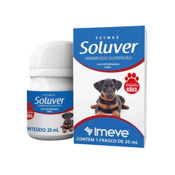 Vermífugo Liquido Para Cães 20Ml - Soluver - Imeve - Vermífugo Pet ...