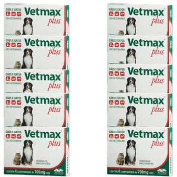 Vermífugo Vetmax Plus Vetnil Antiparasitario ( 13 Cx C/ 4 Comprimido ...