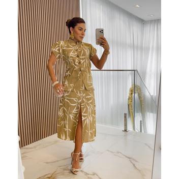 Vestido Chamise Midi Moda Evangelica - Cryzz Modas - Vestido Feminino ...