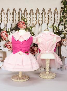 Vestido Colete Pink para cachorro e gato - Dudog Vest - Vestido para ...