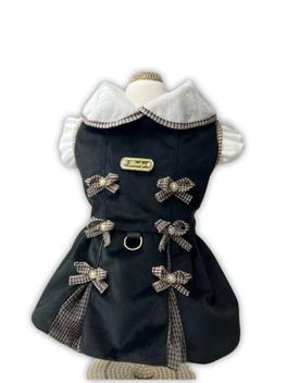 Vestido Delicate Preto Laços para cachorro e gato - Dudog Vest ...