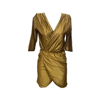 Vestido Fashion Bronze Acostamento - Vestido Feminino - Magazine Luiza