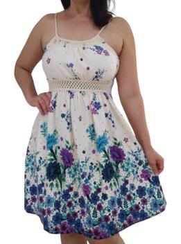 Vestido Feminino Bojo Floral Verão Viscolycra - B.M - Vestido Esportivo ...