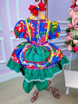Vestido Junino Eduarda (VESTJNNEDRD) - Mali Modinha Kids - Fantasia ...