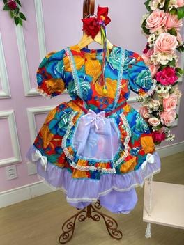 Vestido Junino Tropical Lorenza - Mali Modinha Kids - Fantasias para ...