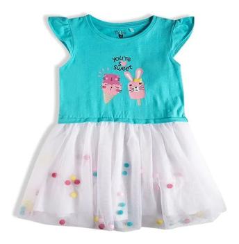 Vestido Kids Tule Tip Top Azul Turquesa 2 anos Original - Roupas ...