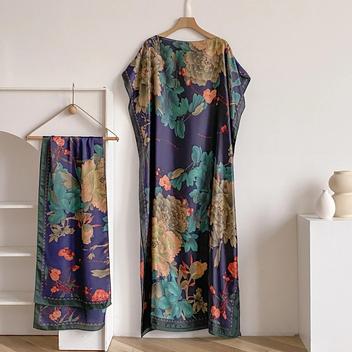 Vestido Longo Solto Dashiki Abaya Africano Oversized Para Mulheres ...